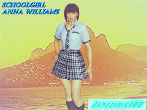 T7 Anna Williams Schooluniform Xps By Ltchill000 On Deviantart