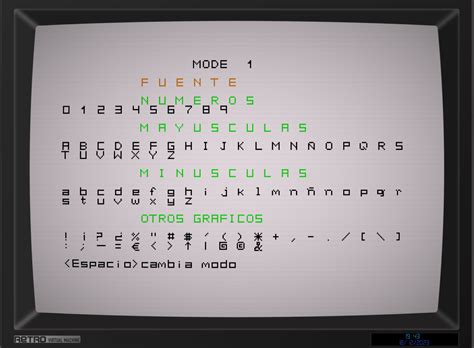 New Letter Font For Amstrad Cpc By Manuel3d