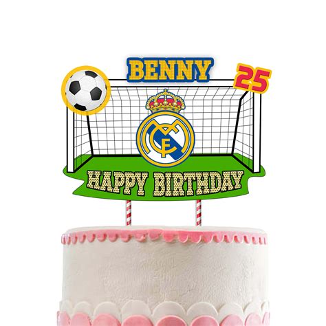 Digital Real Madrid Cake Topper Etsy