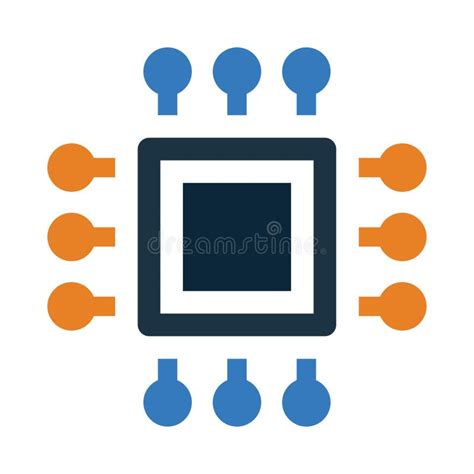 Circuit Processor Technology Circuit Icon Stock Vector Illustration Of Graphic Tech