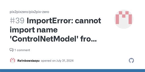 Importerror Cannot Import Name Controlnetmodel From Diffusers