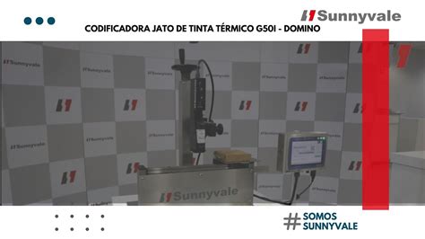 Codificadora Jato De Tinta Térmico G50i Domino Printing Sunnyvale Youtube