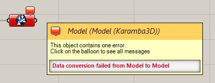 Cannot Convert From Goo To Model Karamba D McNeel Forum