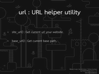CodeIgniter For Project Lesson 105 Helper And Library PPT