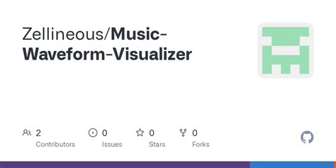 github zellineous music waveform visualizer