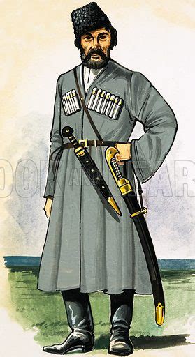 Don Cossack Guard At The End Of The 19th Century Stock Image Look And