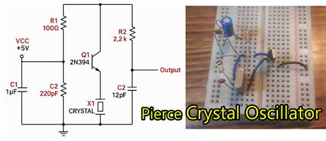 Working Principle Of The Pierce Oscillator Ee Diary