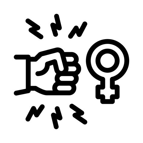 Hit Female Sex Icon Vector Outline Illustration 17542241 Vector Art At Vecteezy