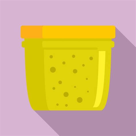 Premium Vector Home Jam Jar Icon Flat Illustration Of Home Jam Jar