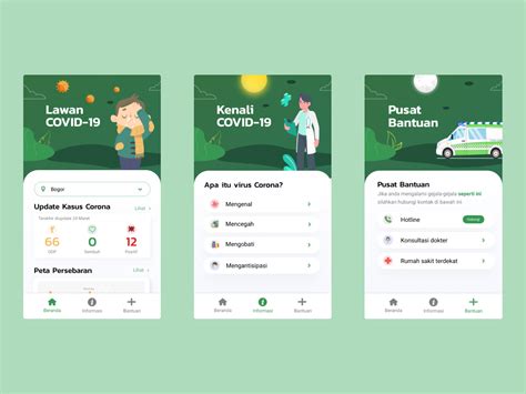 Design Mobile App Covid Information By Abbas Zabier Mohammad On Dribbble