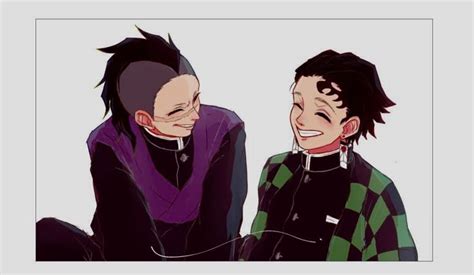 Genya And Tanjirou Demon Slayer Anime Demon