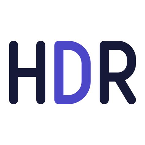 Hdr Generic Outline Color Icon