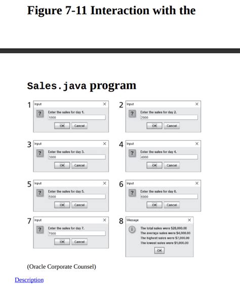 solved code listing 7 11 1 import javax swing joptionpane