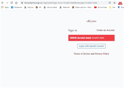 Error Invalid State Invalid State With Keycloak Issue Oidc Wp Openid Connect Generic