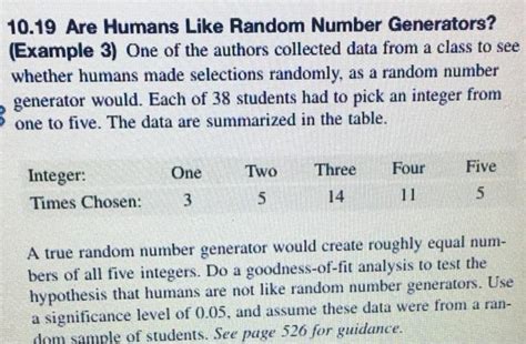Solved 1019 Are Humans Like Random Number Generators