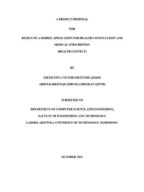 Oje Project Proposal Pdf Usability Computer Science