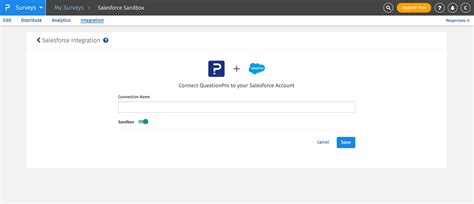 Sandbox Salesforce Questionpro Help Document