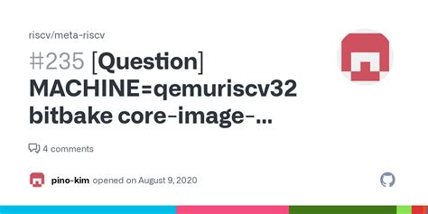 [question] machine qemuriscv32 bitbake core image lsb sdk is not work