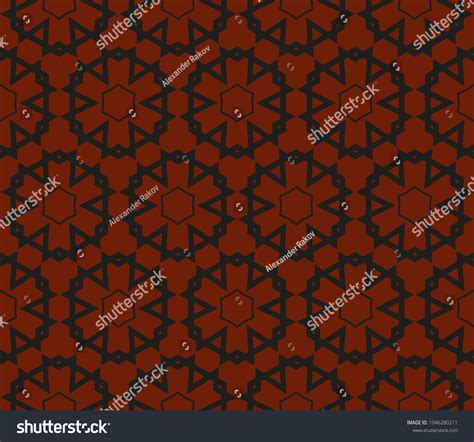 Modern Seamless Geometric Ornament Luxury Backgroundvector Stock Vector