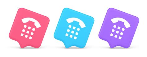 전화 통화 버튼 응용 프로그램 핸드셋 모바일 연락처 통신 3d 현실적인 말풍선 아이콘 3차원 형태에 대한 스톡 벡터 아트 및 기타 이미지 3차원 형태 고객 서비스