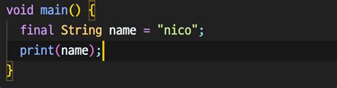 Dart Start Variables