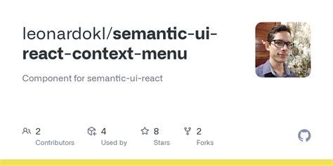 GitHub Leonardokl Semantic Ui React Context Menu Component For Semantic Ui React