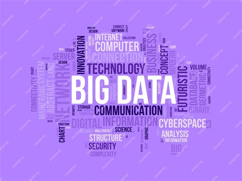 Premium Vector Word Cloud Background Concept For Big Data Internet