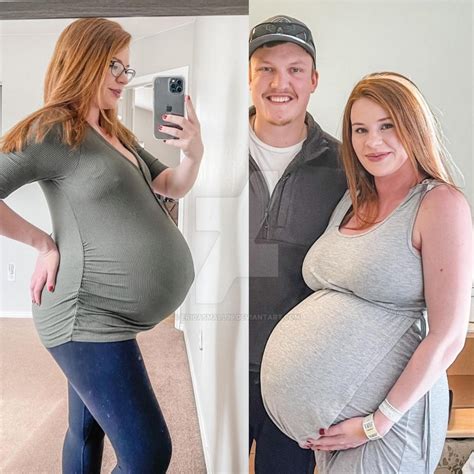 Pregnant With Triplets By Ericasmall39 On Deviantart