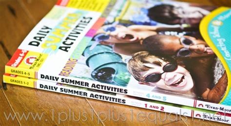 Evan-Moor Daily Summer Activities Book Review - 1+1+1=1