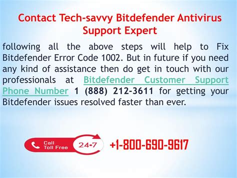 Ppt 1 800 690 9617 Fix Bitdefender Error Code 1002 In Windows Pc Powerpoint Presentation Id