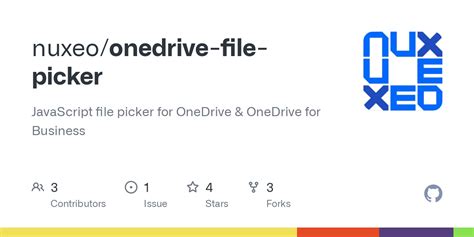 Github Nuxeoonedrive File Picker Javascript File Picker For