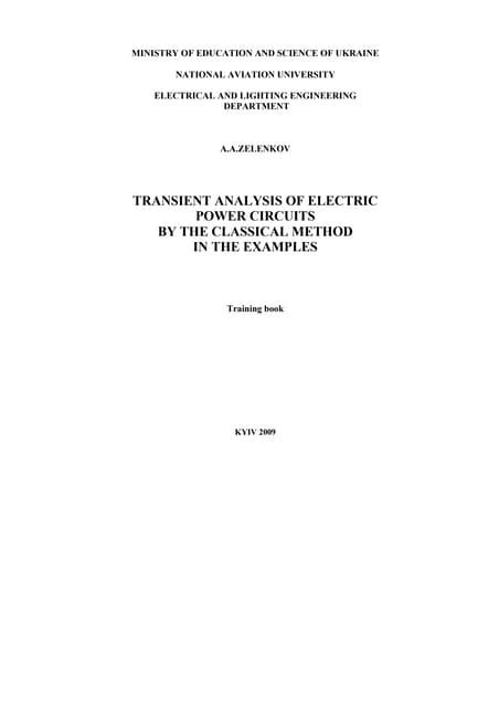 Power System Transients Iv Eee Pptx