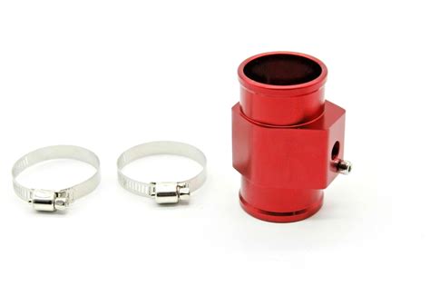 34mm Red Water Temp Sensor Rust Resistant Adapter Radiator Hose 18 Npt