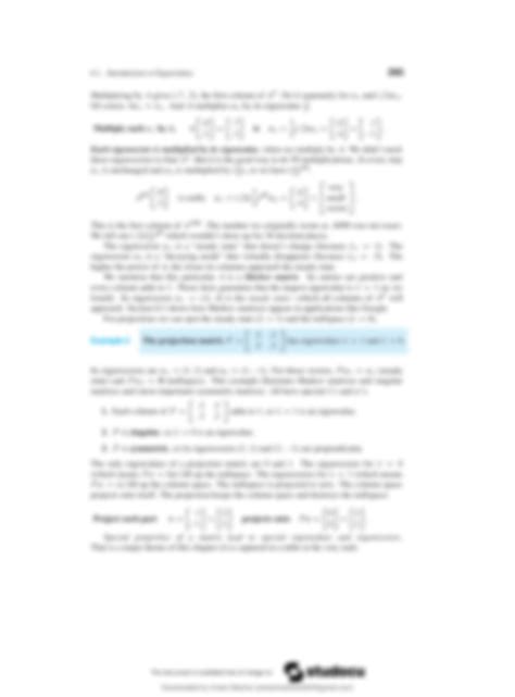 SOLUTION Eigenvalues And Eigenvectors Chapter 6 Brief Summary Studypool