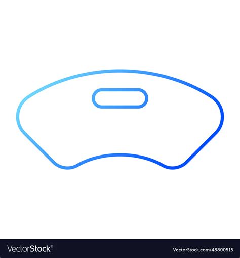 2d Thin Line Gradient Medical Equipment Icon Vector Image