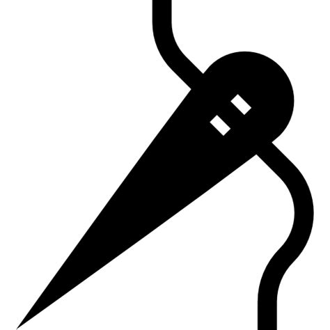 Needle Basic Straight Filled Icon