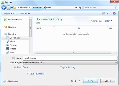 How To Save Your Microsoft Excel Spreadsheet