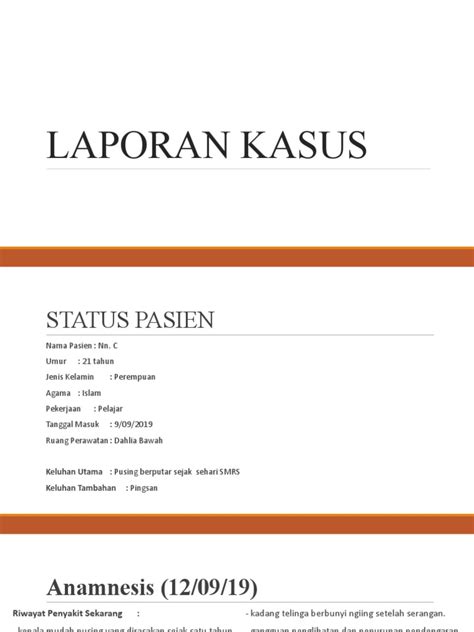 Vertigo Sentral Pdf Kesehatan Holistik