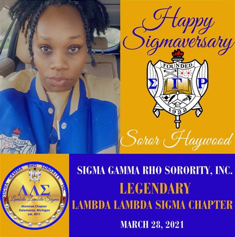 Lambda Lambda Sigma Chapter Of Sigma Gamma Rho Sorority Inc Added A