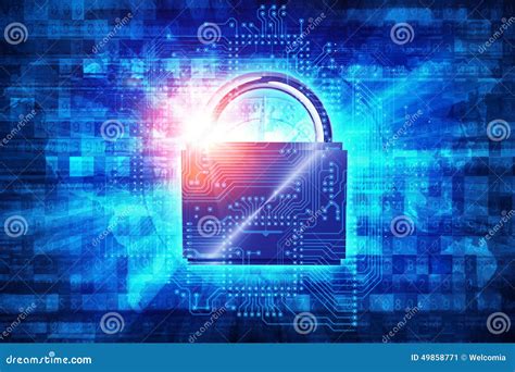 Password Protected Access Stock Illustration Illustration Of