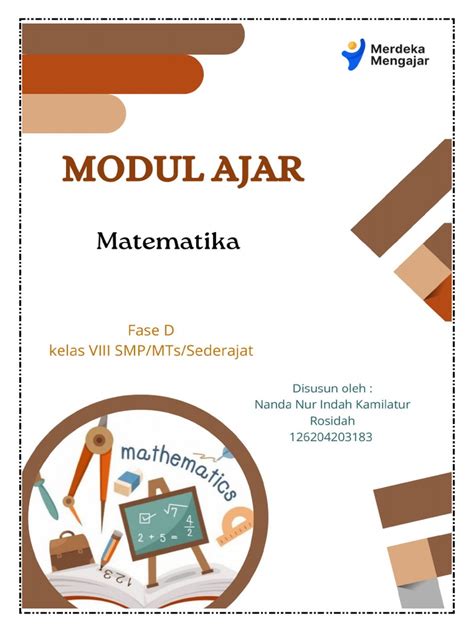 Modul Ajar Matematika Modus Jangkauan Pdf