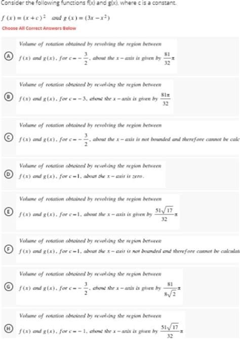Solved Consider The Following Functions Fix And Six Where Chegg Com