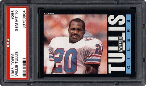 1985 Topps Willie Tullis Psa Cardfacts®