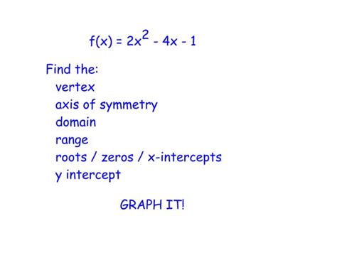 March 19 Quadratic Test Review Pdf Physics Science