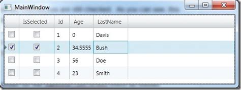 Xamgriddata Bind Checkbox In Row Selector Brian Lagunas