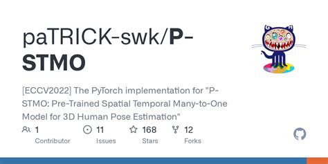 Github Patrick Swkp Stmo Eccv2022 The Pytorch Implementation For