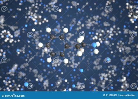 Phenethylamine Molecule Molecular Structure Trace Amine Ball And
