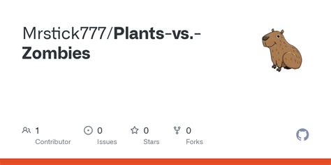 GitHub Mrstick Plants Vs Zombies