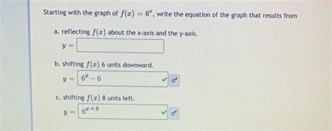 Solved Starting With The Graph Of F X X Write The Chegg Com