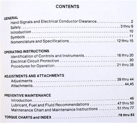 Drott 3330 Series Carrydeck Crane Operators Owners Manual J I Case Maintenance
